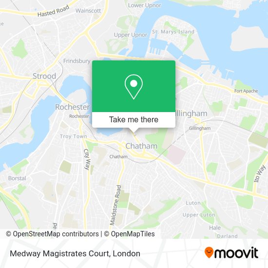 How to Get to Medway Magistrates Court in Chatham by Bus, Train or DLR?