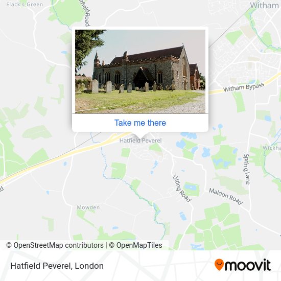 How to Get to Hatfield Peverel in Braintree by Bus or Train?