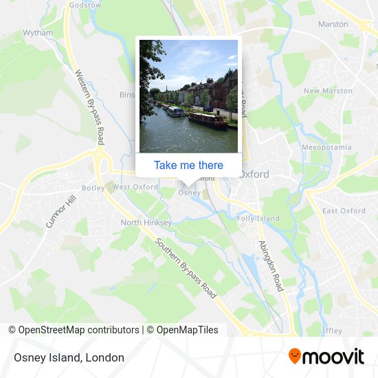 How to Get to Osney Island in Oxford by Bus or Train?