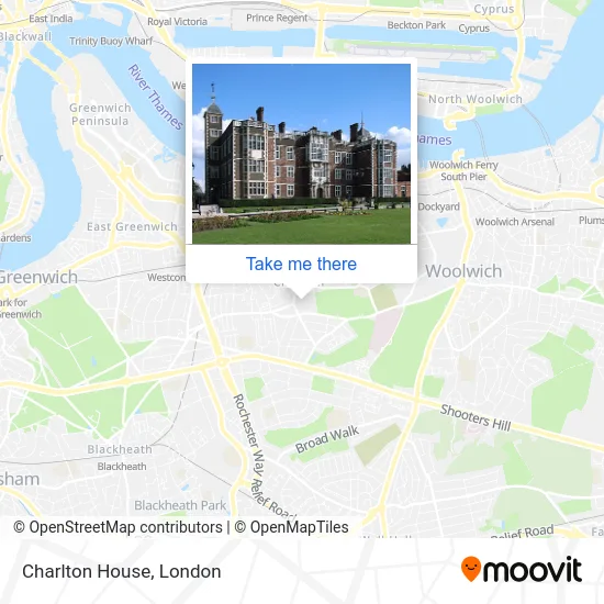 How to Get to Charlton House by Bus, Train, Tube or DLR?