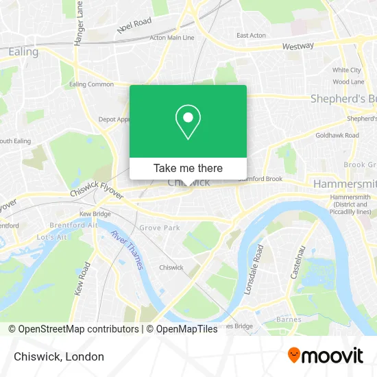 How to Get to Chiswick by Tube, Bus or Train?