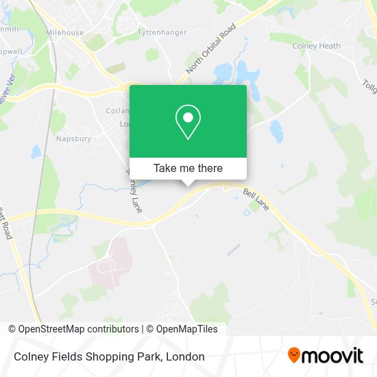 How to Get to Colney Fields Shopping Park in St Albans by Bus or Train?