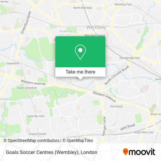 How to Get to Goals Soccer Centres (Wembley) in Alperton by Bus, Tube ...