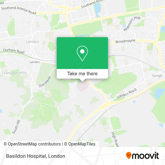 How to Get to Basildon Hospital by Bus or Train?
