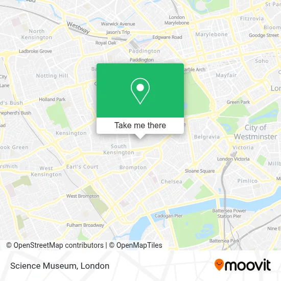 How to Get to Science Museum in Kensington by Bus or Train?