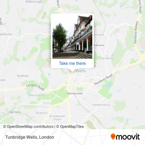 How to Get to Tunbridge Wells in Royal Tunbridge Wells by Bus or Train?