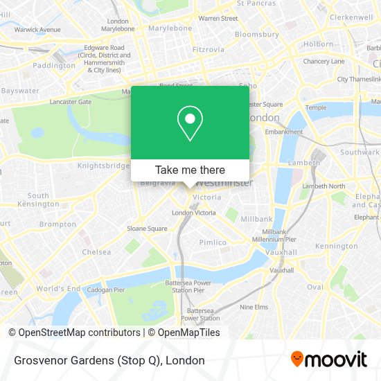 How to Get to Grosvenor Gardens (Stop Q) in Westminster by Tube, Train ...