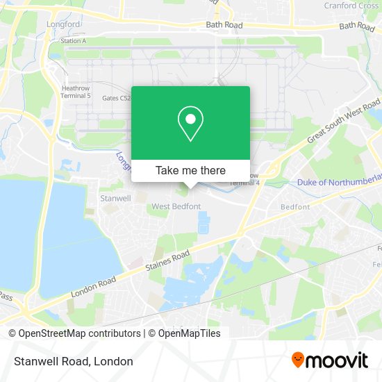 How to Get to Stanwell Road in Ashford (Surrey) by Bus, Tube or Train?