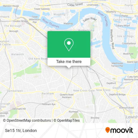 How to Get to Se15 1tr in South Bermondsey by Bus, Tube or Train?
