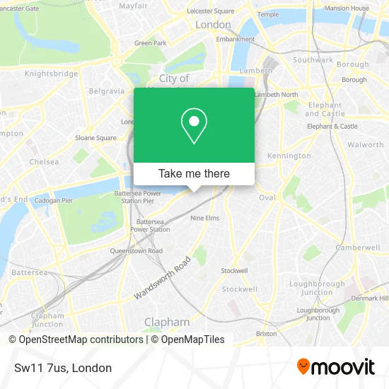 How to Get to Sw11 7us in Nine Elms by Bus, Train or Tube?