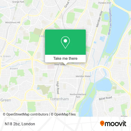 How to Get to N18 2bz in Edmonton by Bus, Train or Tube?