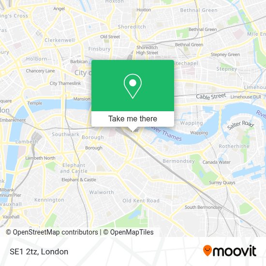 How to get to SE1 2tz in Borough by bus, Tube or train?