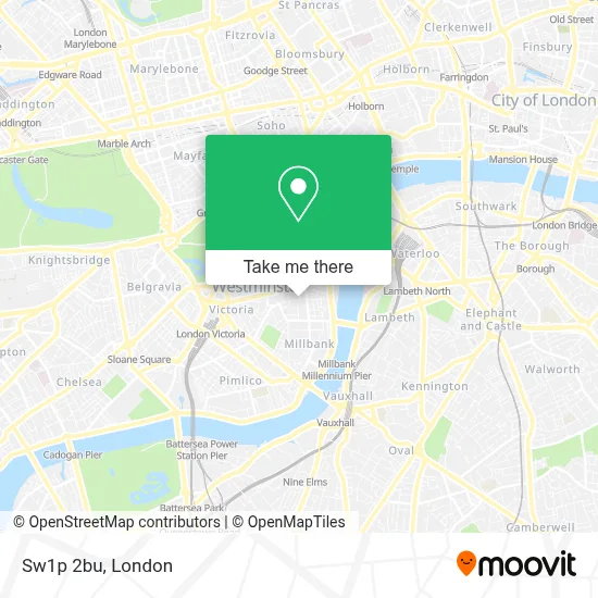 How to Get to Sw1p 2bu in Westminster by Tube, Bus or Train?