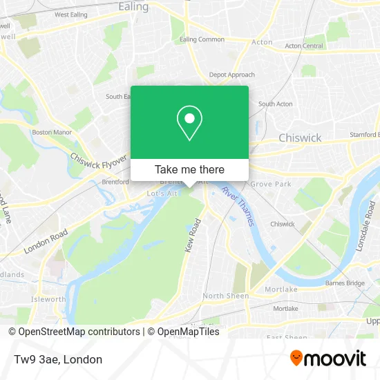 How to Get to Tw9 3ae in Kew by Bus, Train or Tube?