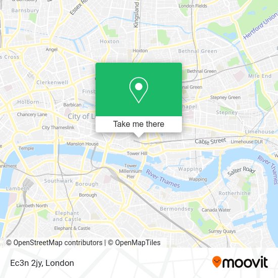 How to Get to Ec3n 2jy in City Of London by Bus or Train?