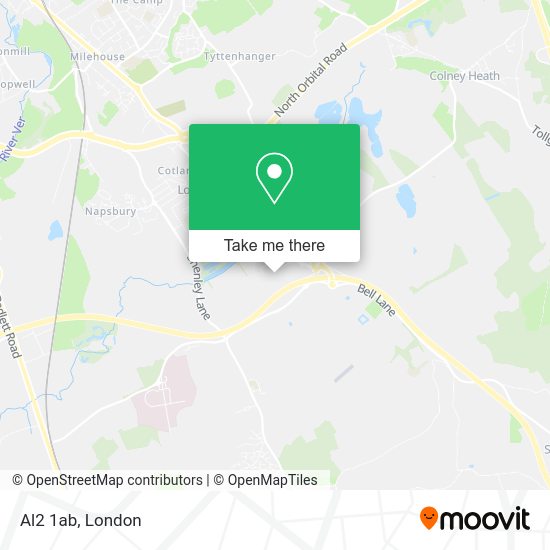 How to Get to Al2 1ab in St Albans by Bus or Train?