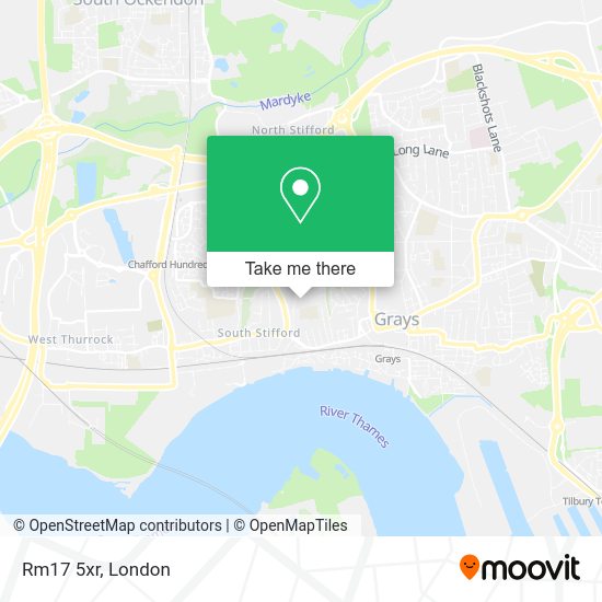 How to get to Rm17 5xr in Grays by bus, train, Tube or DLR?