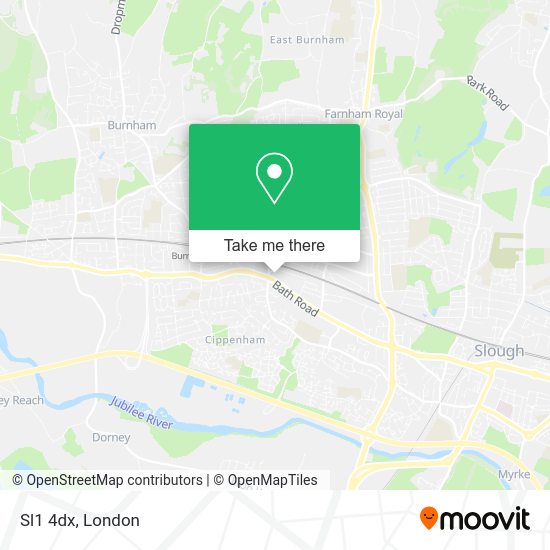 How to Get to Sl1 4dx in Slough by Bus, Train or Tube?