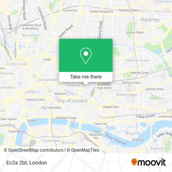 How to Get to Ec2a 2bt in Shoreditch by Bus, Tube or Train?