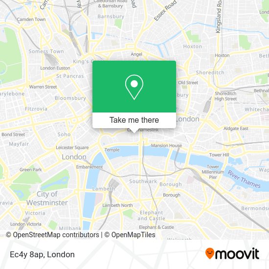 How to Get to Ec4y 8ap in City Of London by Train, Bus, Tube or DLR?