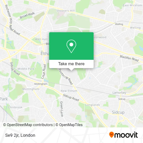 How to Get to Se9 2jr in New Eltham by Bus, Train, Tube or DLR?