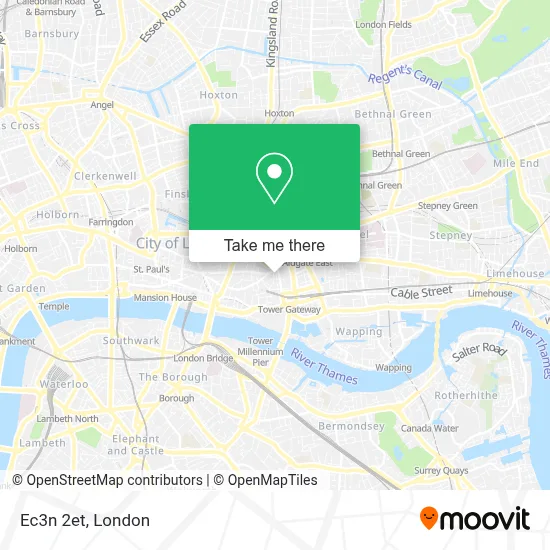 How to Get to Ec3n 2et in City Of London by Tube, Bus or Train?