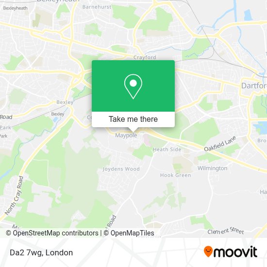 How to Get to Da2 7wg in Dartford by Bus, Train, Tube or DLR?