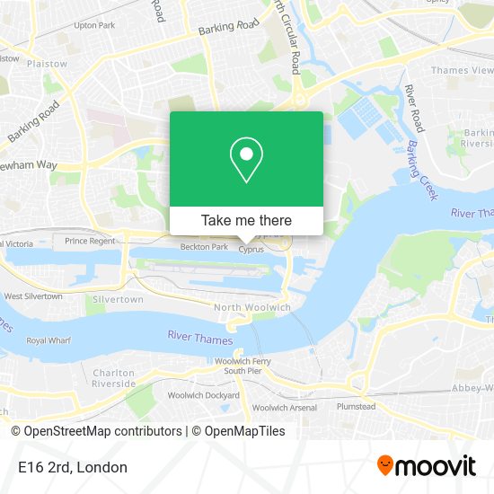 How to Get to E16 2rd in Beckton by Bus, Train, DLR or Tube?