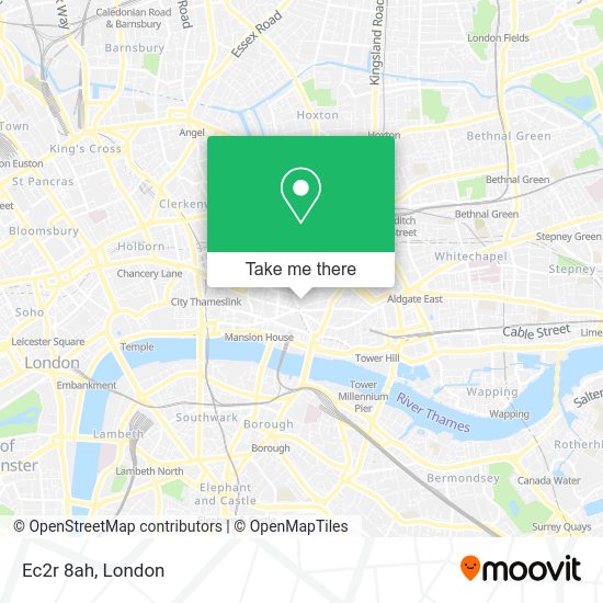 How to Get to Ec2r 8ah in City Of London by Tube, Bus, Train or DLR?