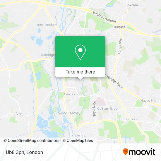 How to Get to Ub8 3ph in Uxbridge by Bus, Tube or Train?