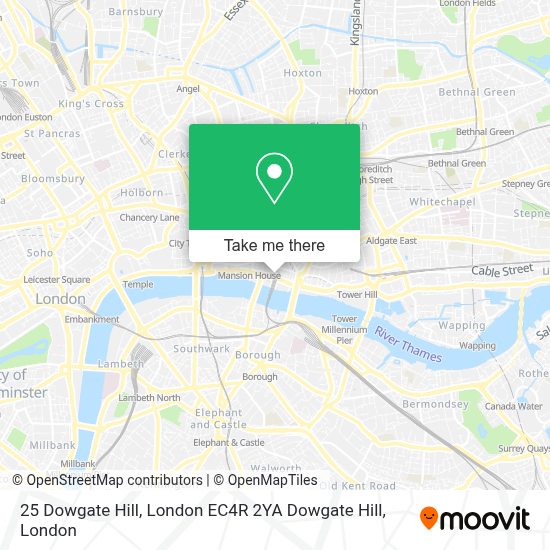 How to Get to 25 Dowgate Hill, London EC4R 2YA Dowgate Hill in City Of ...