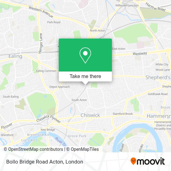 How to Get to Bollo Bridge Road Acton by Bus, Train or Tube?