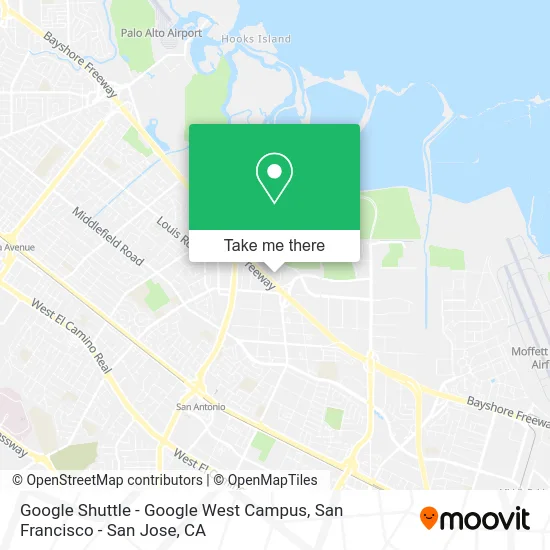 How to Get to Google Shuttle - Google West Campus in San Francisco ...