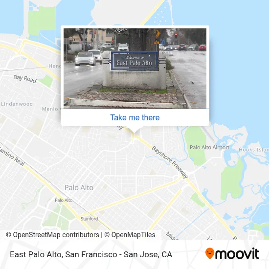 How to Get to East Palo Alto by Bus, Train or Light Rail?