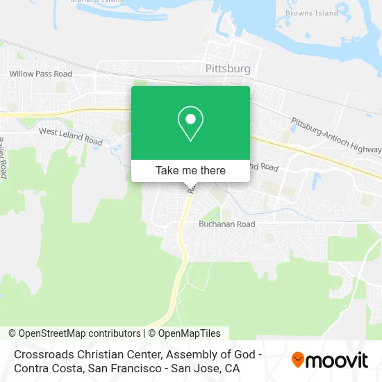 ¿Cómo llegar a Crossroads Christian Center, Assembly of God - Contra ...
