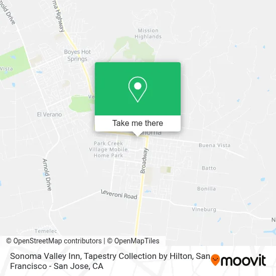 ¿Cómo llegar a Sonoma Valley Inn, Tapestry Collection by Hilton en ...