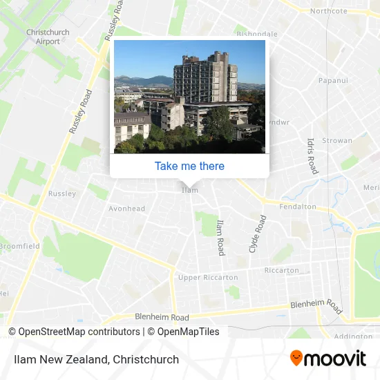 How to Get to Ilam New Zealand in Christchurch by Bus?