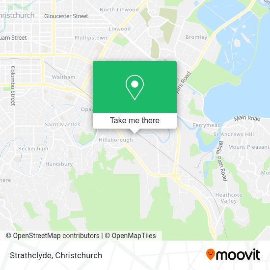 How to get to Strathclyde in Christchurch by bus?