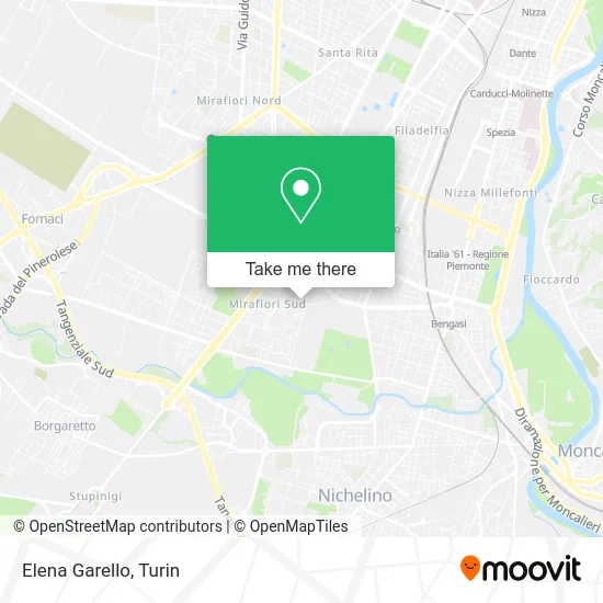 How to Get to Elena Garello in Turin by Bus, Light Rail, Metro or Train?