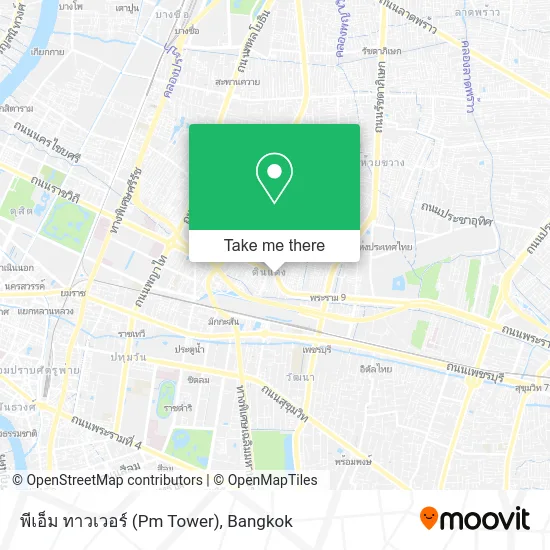 How to Get to พีเอ็ม ทาวเวอร์ (Pm Tower) in ดินแดง by Bus, Metro, Train ...