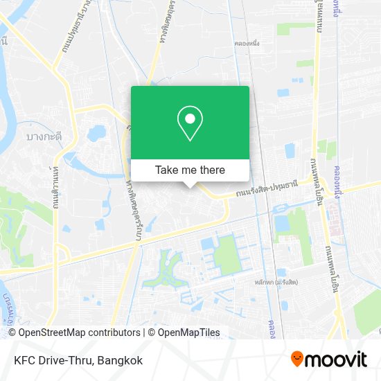 How to get to KFC Drive-Thru (เคเอฟซี ไดร์ฟทรู) in เมืองปทุมธานี by Bus ...