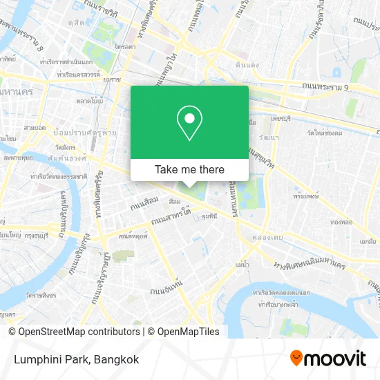 How to Get to Lumphini Park in Bang Rak by Bus, Metro, SkyTrain or Ferry?
