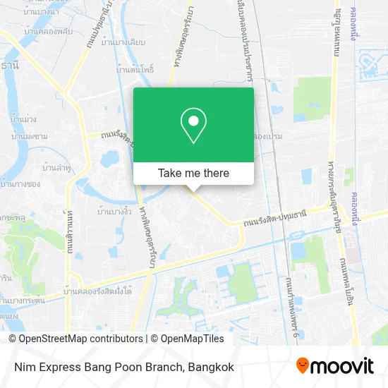 How to Get to Nim Express Bang Poon Branch in Pathum Thani City by Bus ...