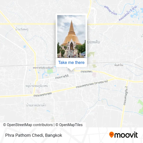 How to Get to Phra Pathom Chedi in Bangkok by Bus or Train?