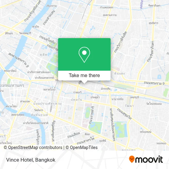 How to Get to Vince Hotel in Ratchathewi by Bus, Metro or SkyTrain?