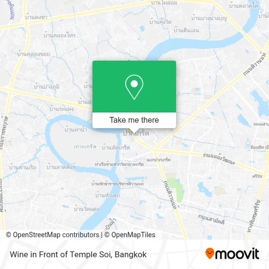 How to Get to Wine in Front of Temple Soi in Pak Kret by Bus, Metro or ...