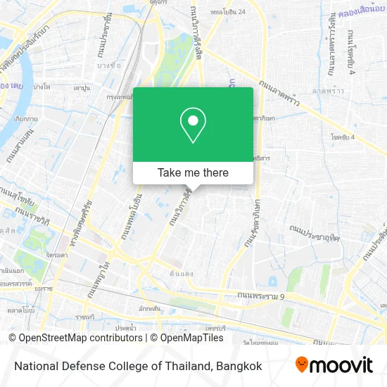 How to Get to National Defense College of Thailand in Din Daeng by Bus ...