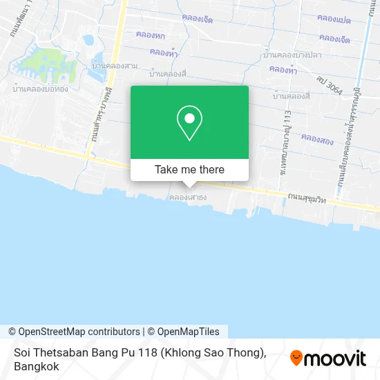 How to Get to Soi Thetsaban Bang Pu 118 (Khlong Sao Thong) in Samut ...
