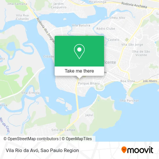 How to Get to Vila Rio da Avó in Sao Paulo Region by Bus?
