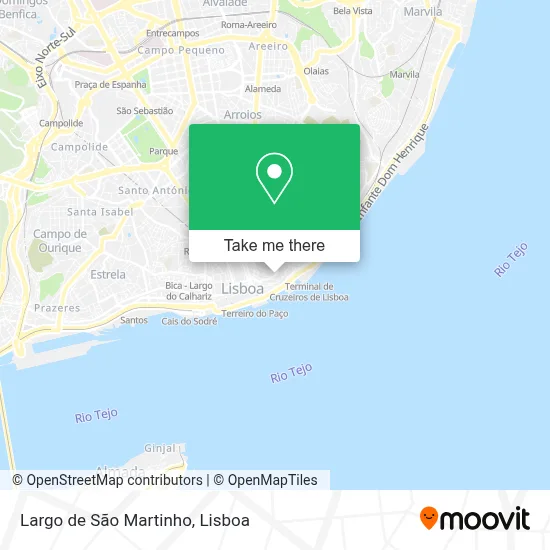 How to Get to Largo de São Martinho in Lisboa by Bus, Metro or Train?